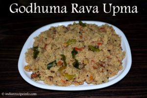 Godhuma Rava Upma | Easy Wheat Rava Upma Recipe In 15 Min