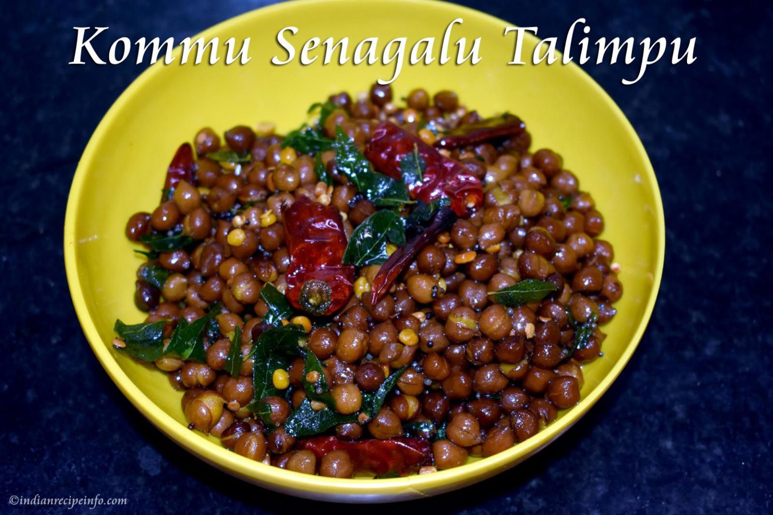 Tempered Chickpeas | Easy Senagalu Talimpu | Senaga Guggillu