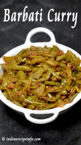 Easy Barbati Curry Recipe | Long Yard Beans Curry - Indian Recipe Info